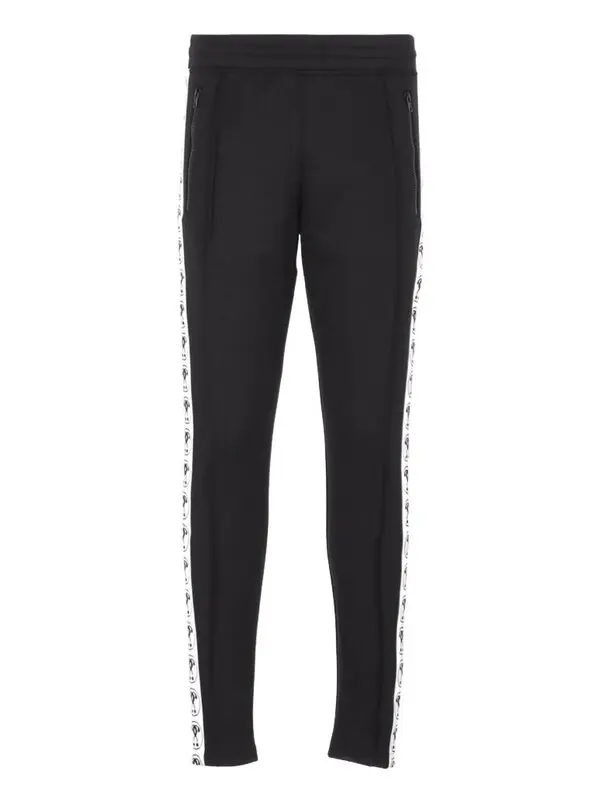 Moschino Printed Track Pants - Black