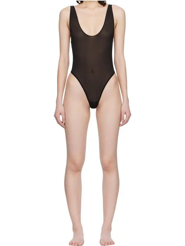 Wardrobe.NYC V-neck Jumpsuit With Open Back - Nude