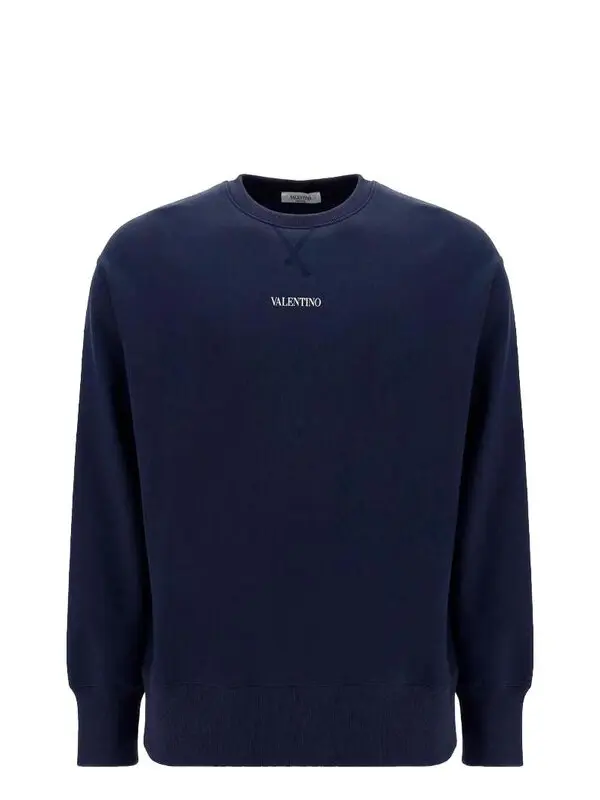 Valentino Garavani Logo Printed Sweatshirt - Black