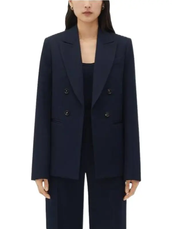 Bottega Veneta Double-breasted Jacket - Black
