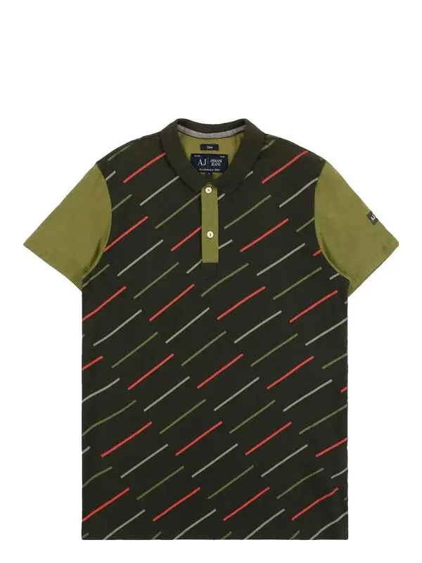 Emporio Armani Logo Polo Shirt - Black