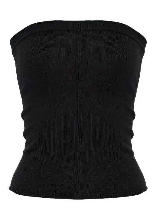 Rick Owens Concordians Runway Strapless Tube Top - Black