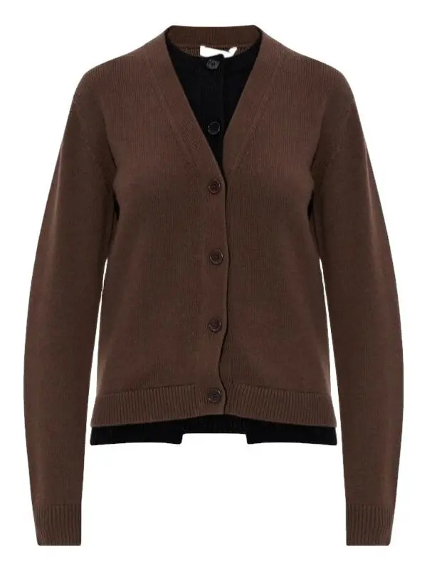 J.W.ANDERSON Button-front Wool Cardigan - Brown