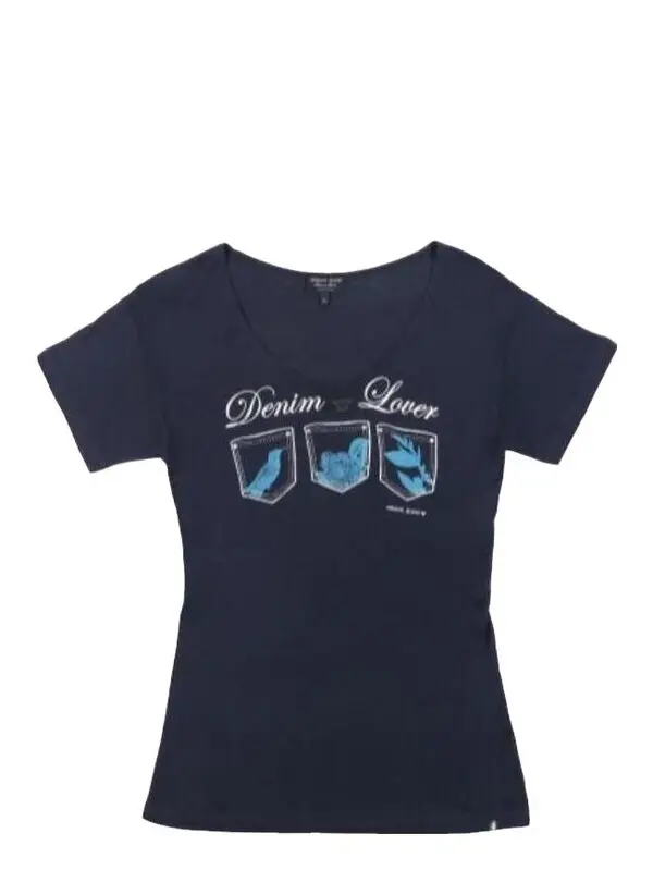 Emporio Armani Printed T-shirt - Black