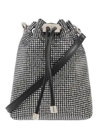 JIMMY CHOO Bon Bon Drawstring Crossbody Bag - Gray