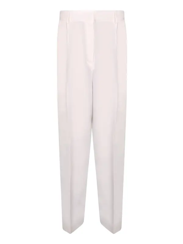 Fabiana Filippi High Waist Wide-leg Trousers - White