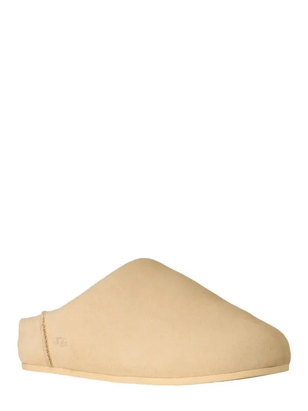 UGG Sheepskin-lined Flat-sole Mules - Pale Buttercup