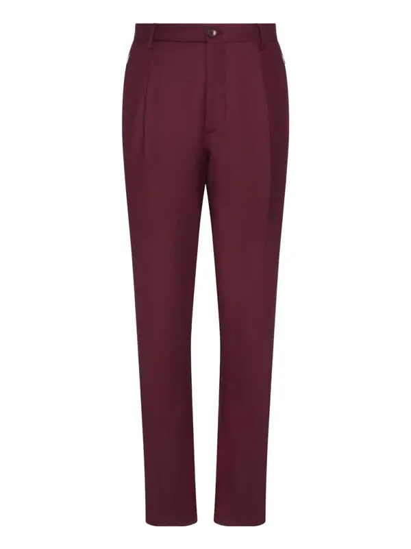 Etro Carrot Leg Trousers - Red