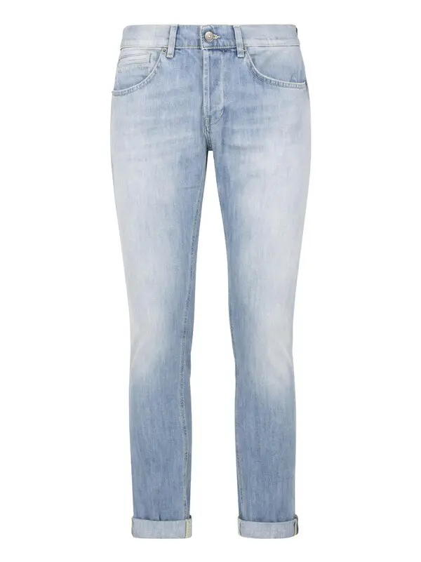 DONDUP 5 Pocket Regular Fit Jeans - Blue