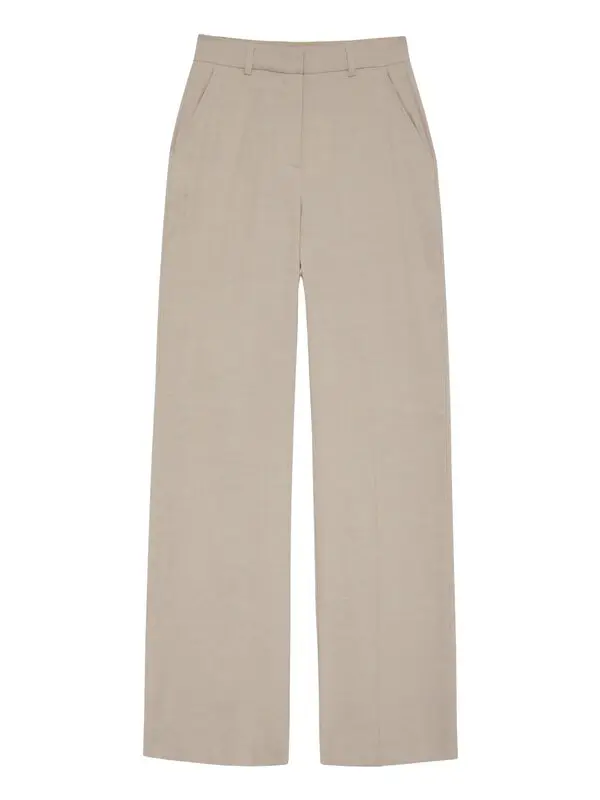 ANINE BING Kline Long-leg Trousers - Nude
