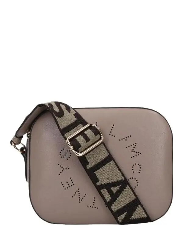 Stella McCartney Logo Mini Crossbody Bag - Black