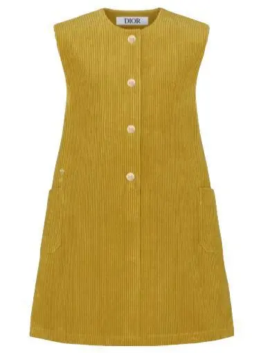 Dior A-line Dress - Yellow Ochre