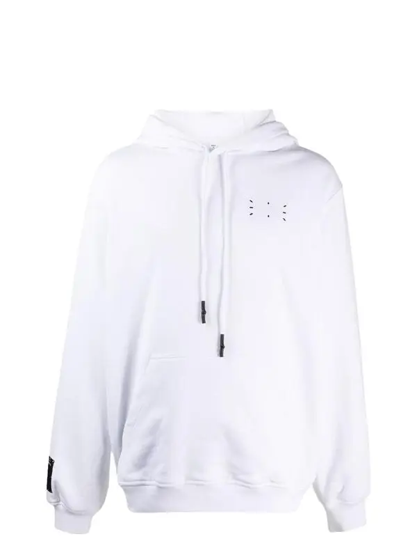 Alexander McQueen Drawstring Hoodie - White