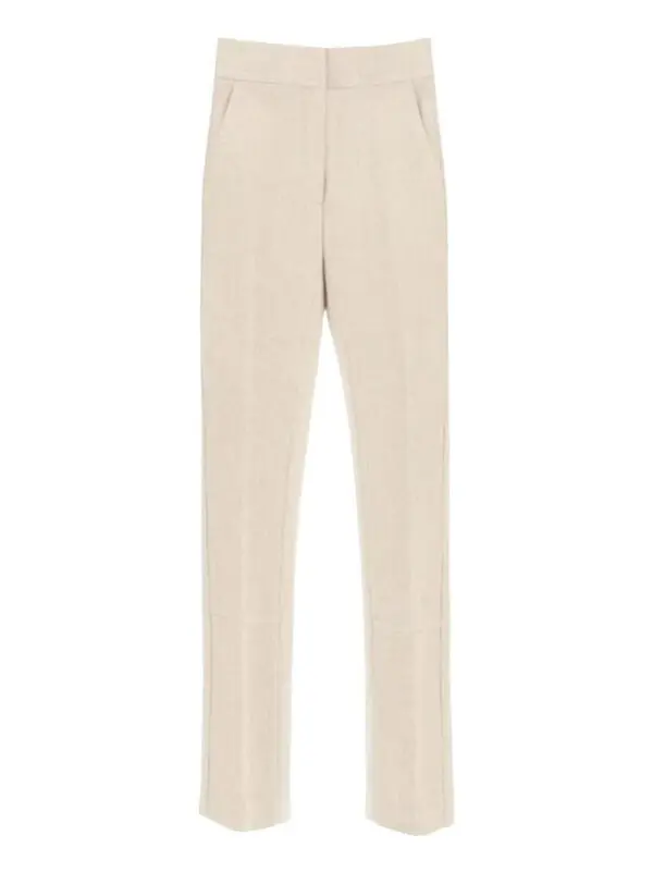 Tory Burch Phoebe Tailored Pants - Nude