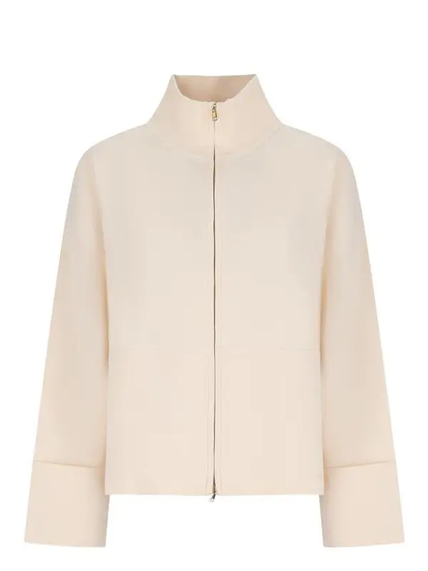 Max Mara Zip-up Cardigan - Nude