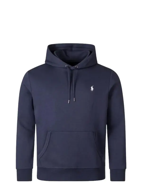 Polo Ralph Lauren Embroidered Logo Drawstring Hoodie - Navy Blue