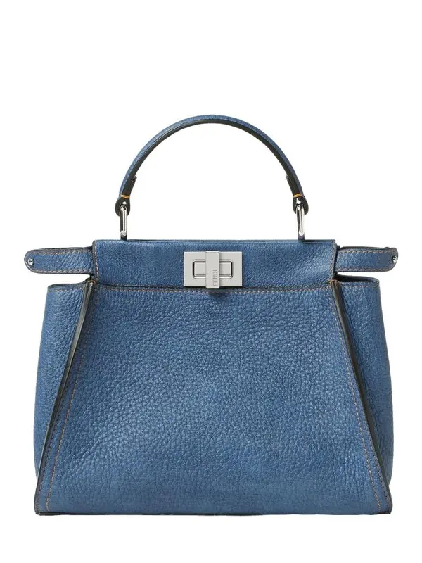 Fendi Peekaboo Mini Tote Bag - Blue