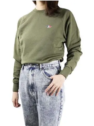 Maison Kitsuné Long-sleeved Sweater - Green