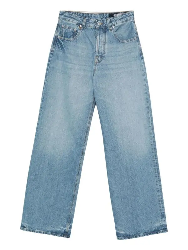 Jacquemus Le De Nîmes Wide-leg Jeans - Blue