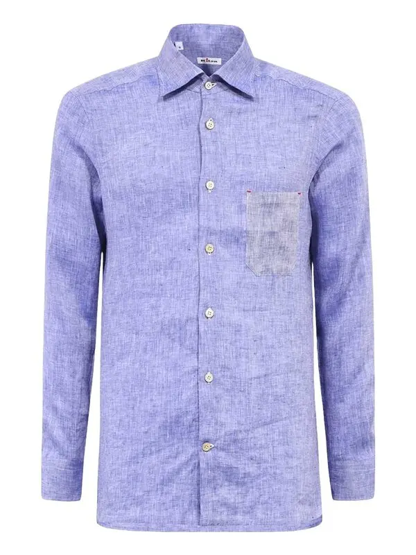 Kiton Long-sleeved Shirt - Blue