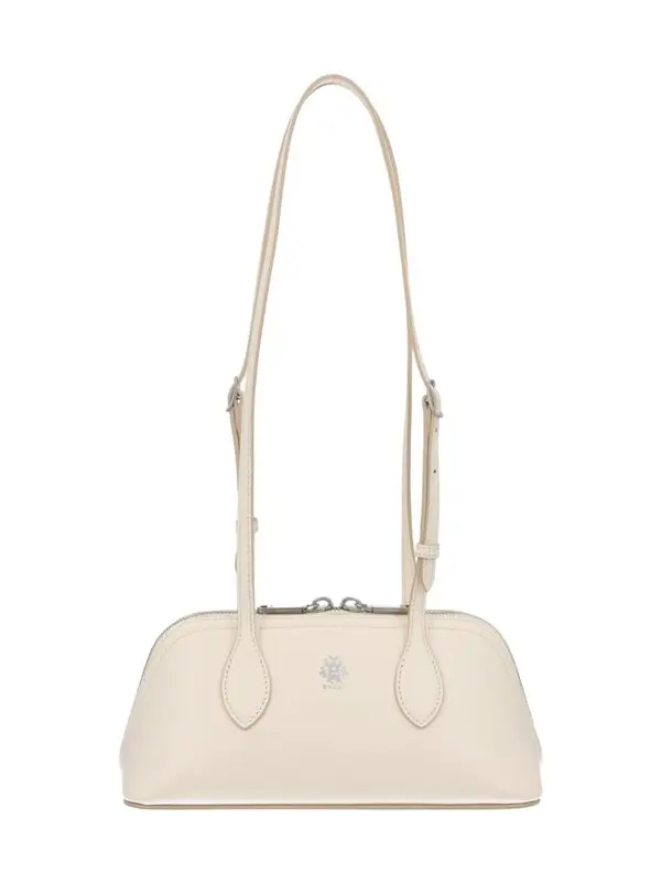 Bally Mini Praline Shoulder Bag With Logo Detail - Nude