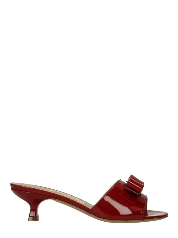 FERRAGAMO High Heeled Sandals - Red