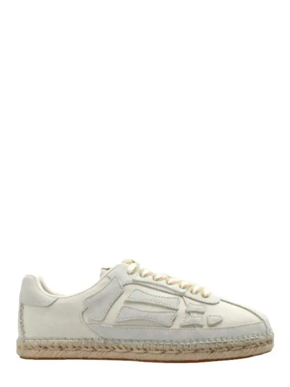 Amiri Low Top Lace-up Espadrille Sneakers - Nude