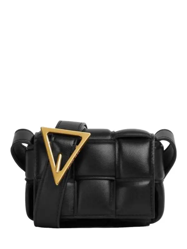 Bottega Veneta Padded Cassette Shoulder Bag - Black