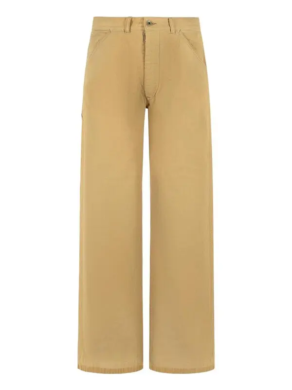 MAISON MARGIELA Straight Leg Jeans - Beige