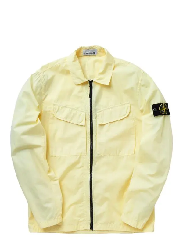 Stone Island Compass Motif Jacket - Yellow