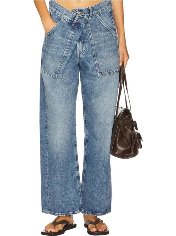 Citizens Of Humanity High Rise Wide Leg Jeans - No