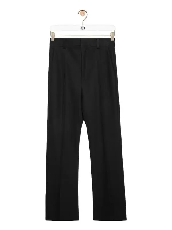 Loewe Cotton Trousers - Black