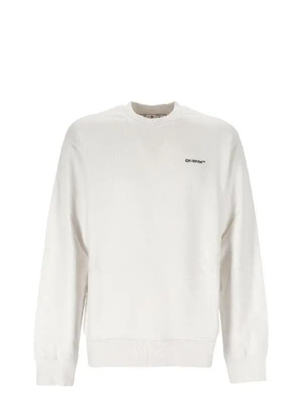 Off-White Printed Crewneck Sweatshirt - White