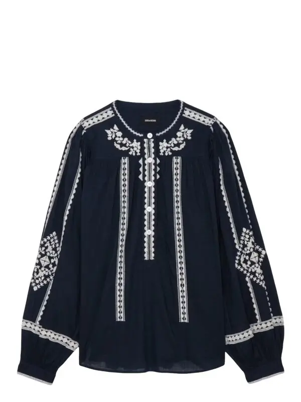 Zadig&Voltaire Tigy Blouse - Navy Blue