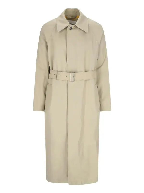 Burberry Belted Waist Trench Coat - Nude