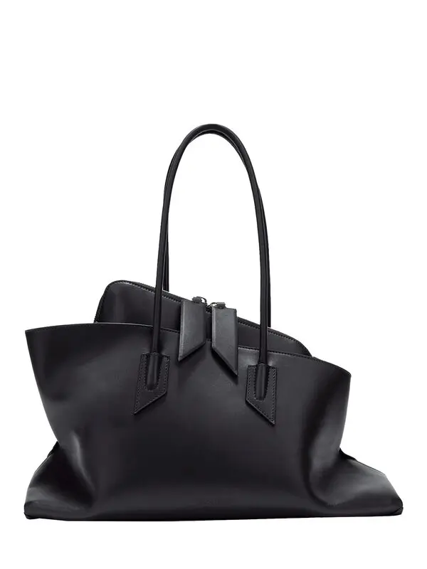 Attico La Passeggiata Medium Tote Bag - Black