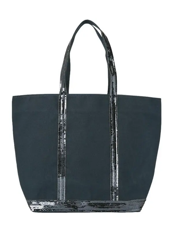 Vanessa Bruno Large Sequined Tote Bag - Black