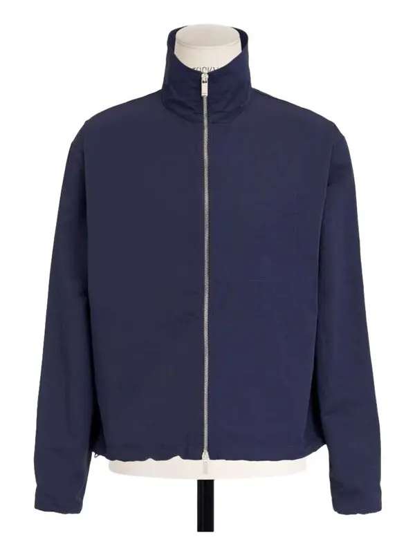 Dior Zip-up Stand Collar Jacket - Dark Blue
