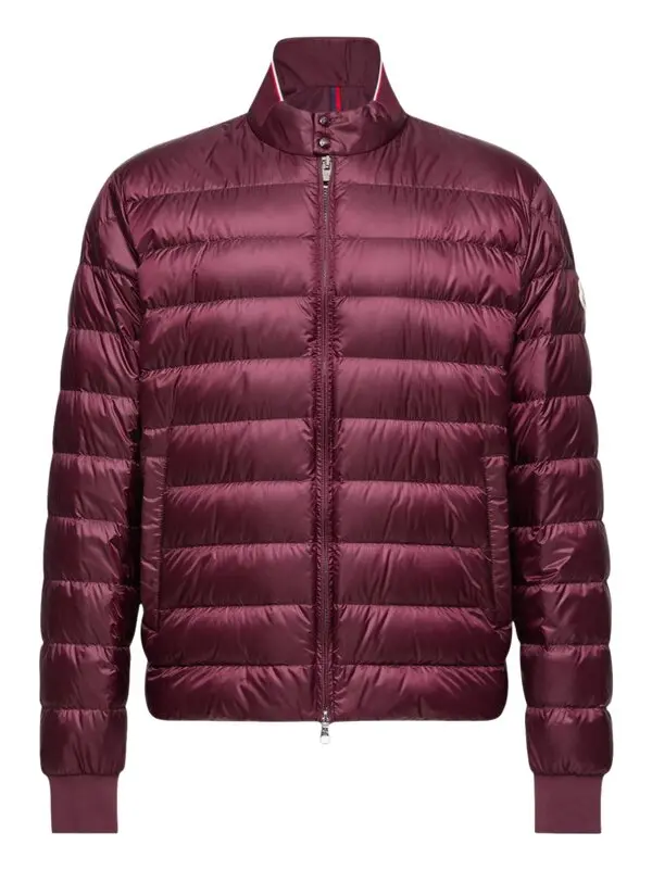 Moncler Rigel Short Padded Jacket - Bordeaux Red