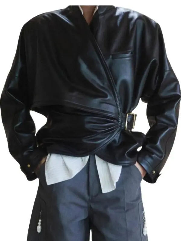DARKPARK Cindy Leather Jacket - Black