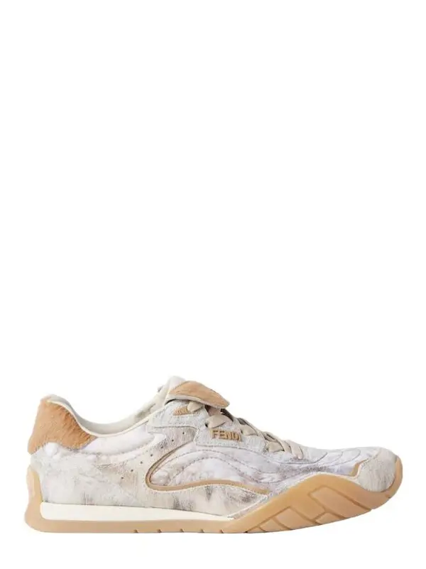 Fendi Wave Pulse Lace-up Sneakers - Color Matching
