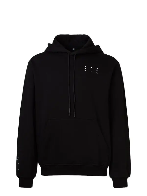 Alexander McQueen Graphic Print Long-sleeved Hoodie - Black