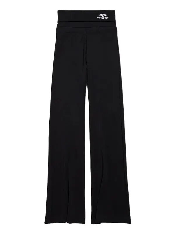 Balenciaga 3b Sports Icon Foldover Leggings - Black