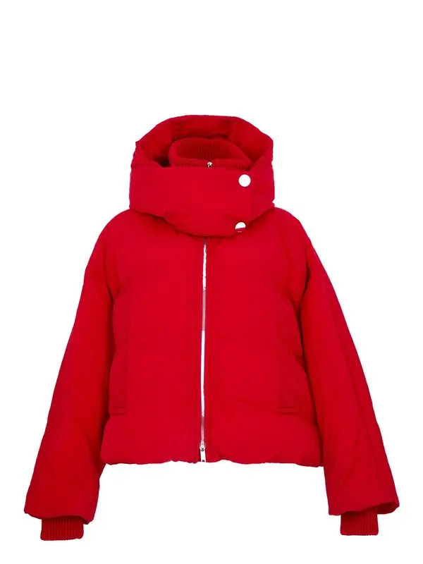 Sportmax Glizia Zip-up Down Jacket - Red