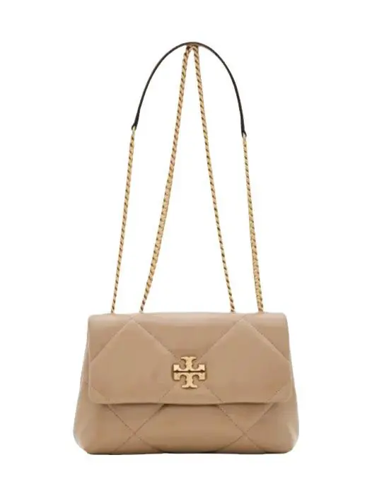 Tory Burch Kira Diamond Quilt Shoulder Bag - Beige