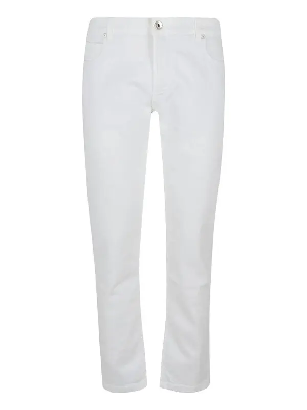 Eleventy Straight-leg Jeans - White