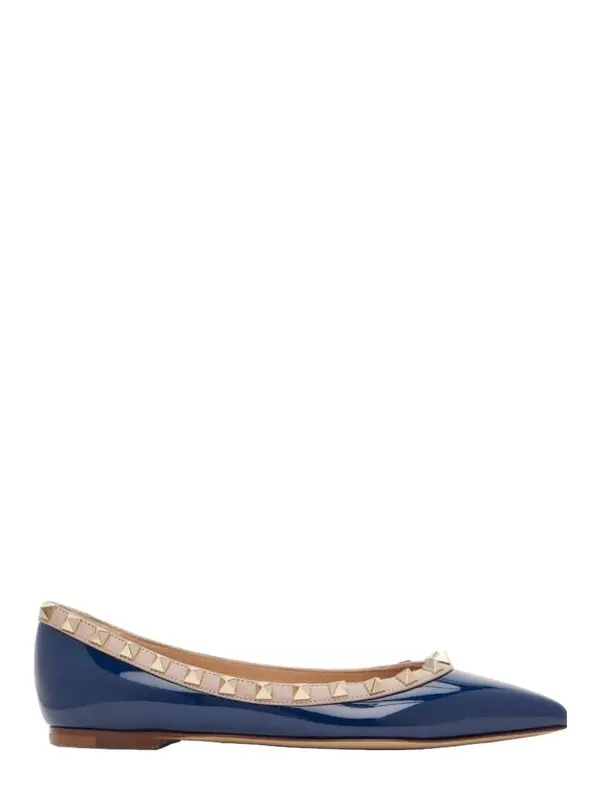 Valentino Garavani Rockstud Ballet Flats - Blue
