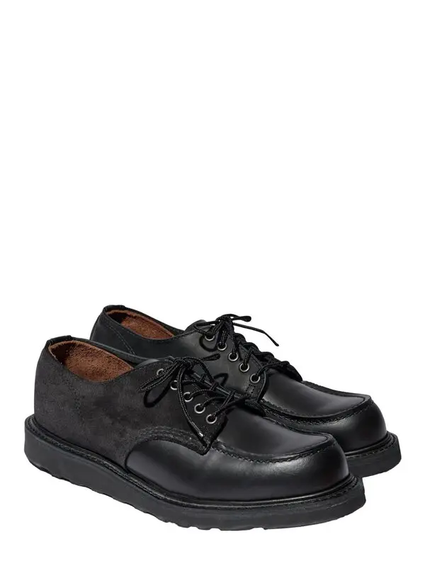 Red Wing Round Toe Business Dress Shoes - Black
