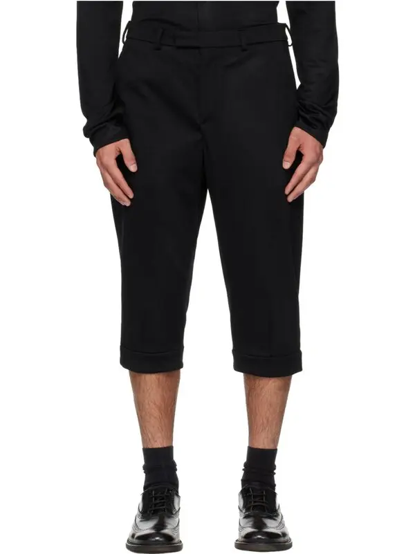 RIER Knickerbocker Wool Shorts - Black