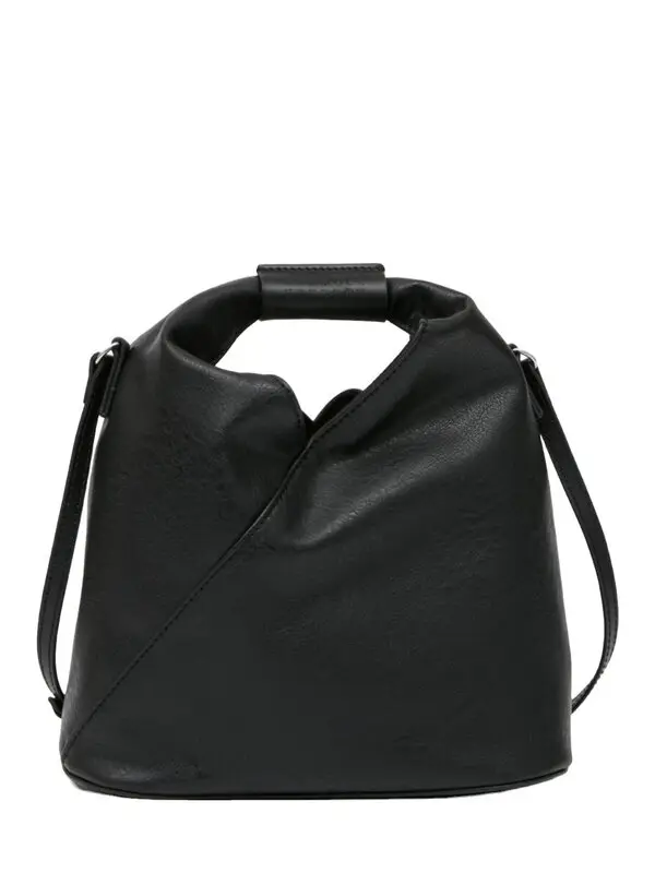 MAISON MARGIELA Japanese Logo Detailed Crossbody Bag - Black